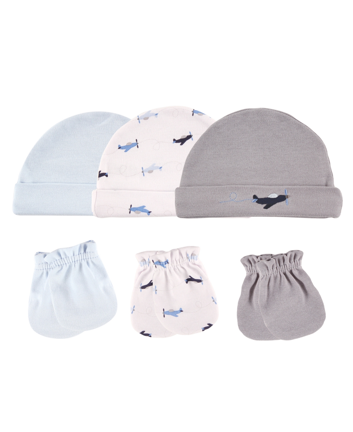 Click here for Luvable Friends Baby Boys Cotton Caps and Scratch... prices