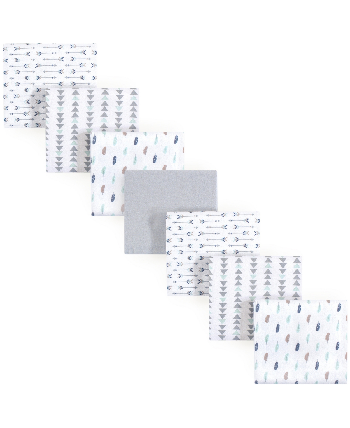 Click here for Luvable Friends Boys Essential 7-Pack Flannel Blan... prices