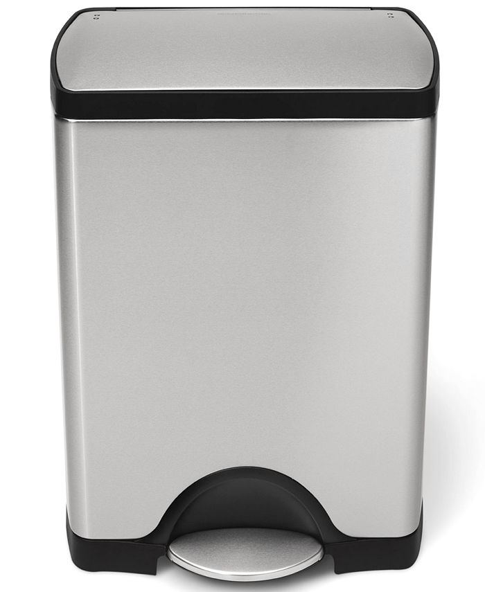 simplehuman Trash Can, 30L Rectangular - Macy's