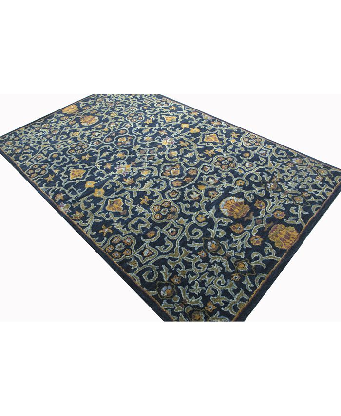 Rugs Dijay Navy DJY 131 Area Rug Runner BB Reviews 2 6 8 X BB Rugs rugs-dijay-navy-djy-131-area-rug-runner-bb-reviews-2-6-8-x-bb-rugs