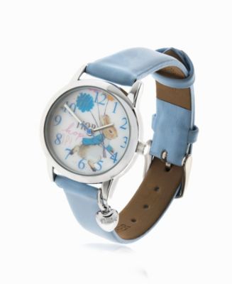 Beatrix Potter Children's Peter Rabbit Silver Steel Case and Light Blue ...