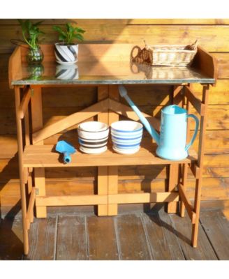 Folding Utility Table and Potting Bench - Macy's