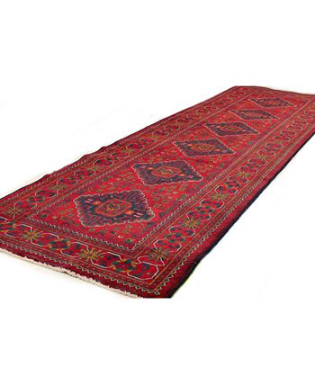 BB Rugs Fine Beshir 621224 Red 2'9" x 9'6" Runner Area Rug - Macy's