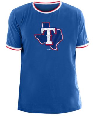 New Era Men's Texas Rangers Ringer Crew Top - Macy's