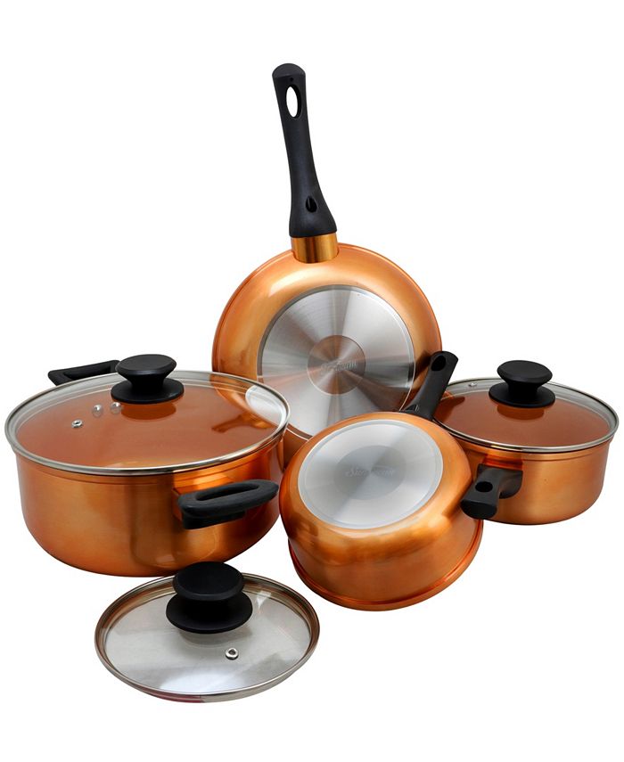 Gibson Sunbeam Larson 7 Piece Cookware Set - Macy's