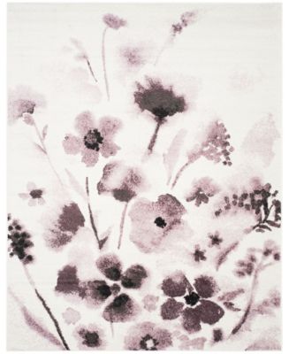 Safavieh Adirondack 127 Ivory and Purple 8' x 10' Area Rug - Macy's