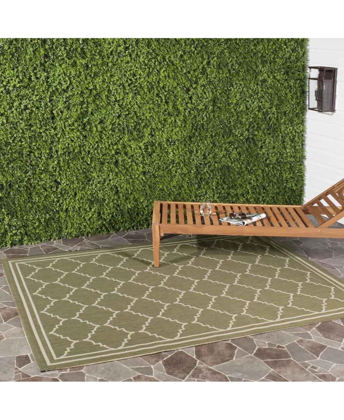 Click here for Safavieh Courtyard CY6889 Green and Beige 53 x 77... prices
