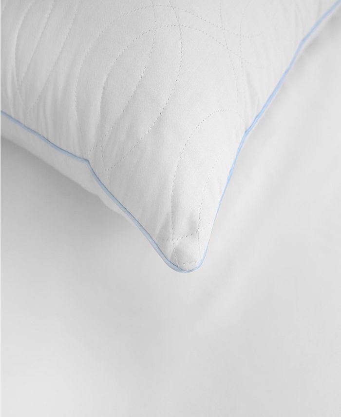 EcoPEDIC SensorPEDIC Quilted Fiber Pillow with Gel-Infused Memory Foam ...