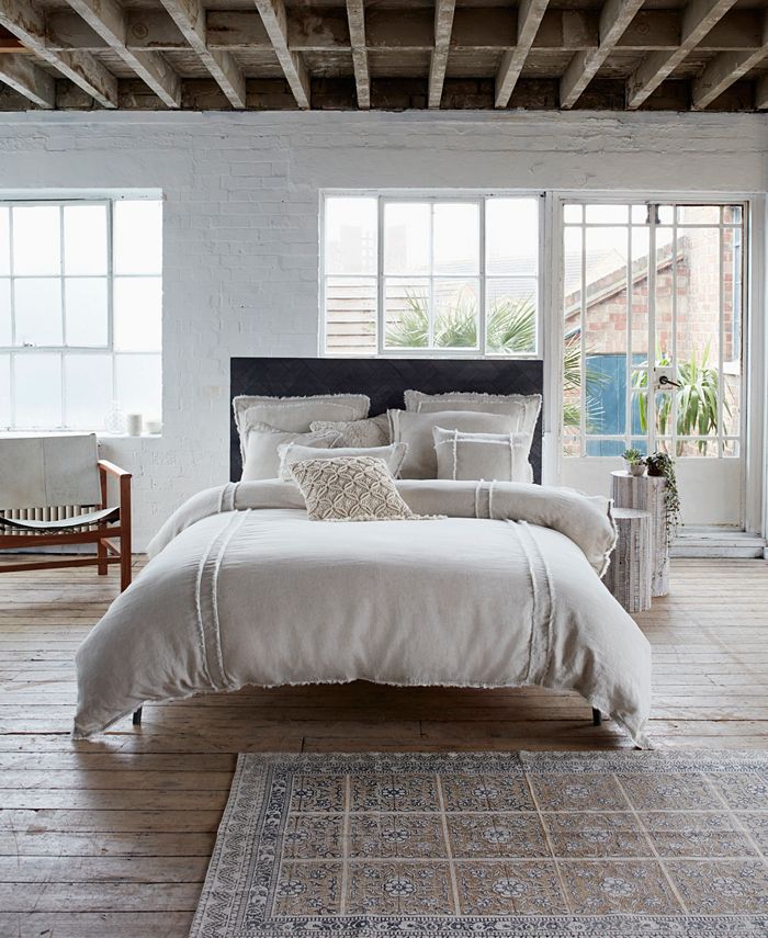 French Connection Janis Stonewash Printed Cotton 30" x 50" Accent Rug ...