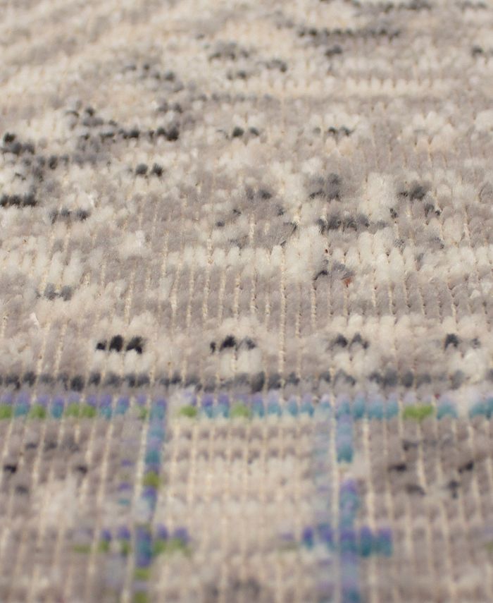 French Connection Logan Colorwashed Kilim 27" x 46" Accent Rug - Macy's