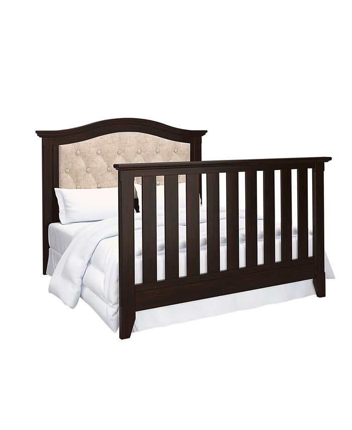 Belle Isle Furniture Magnolia 4-in-1 Convertible Upholstered Crib ...