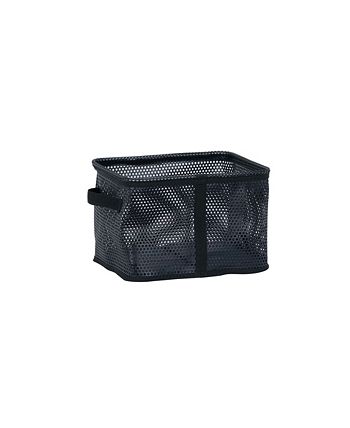 Household Essentials Eva Mesh Small Storage Basket Tote, Black - Macy's