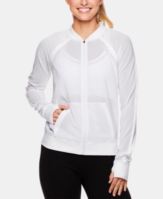 Gaiam X Jessica Biel Melrose Mesh Jacket - Macy's