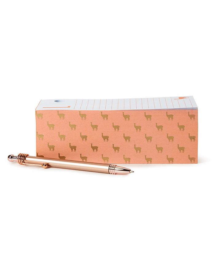 Tri-Coastal Design "L" Note Pad with Pen Set - Macy's