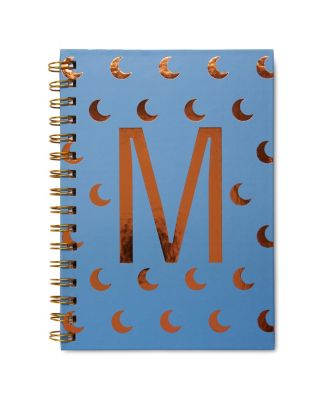 Tri-Coastal Design Monogram Spiral Notebook "M" - Macy's