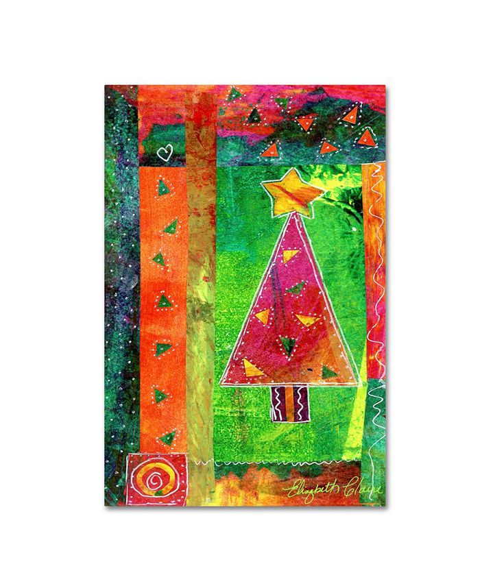 Trademark Global Elizabeth Claire 'Colorful Tree' Canvas Art - 47" x 30 ...