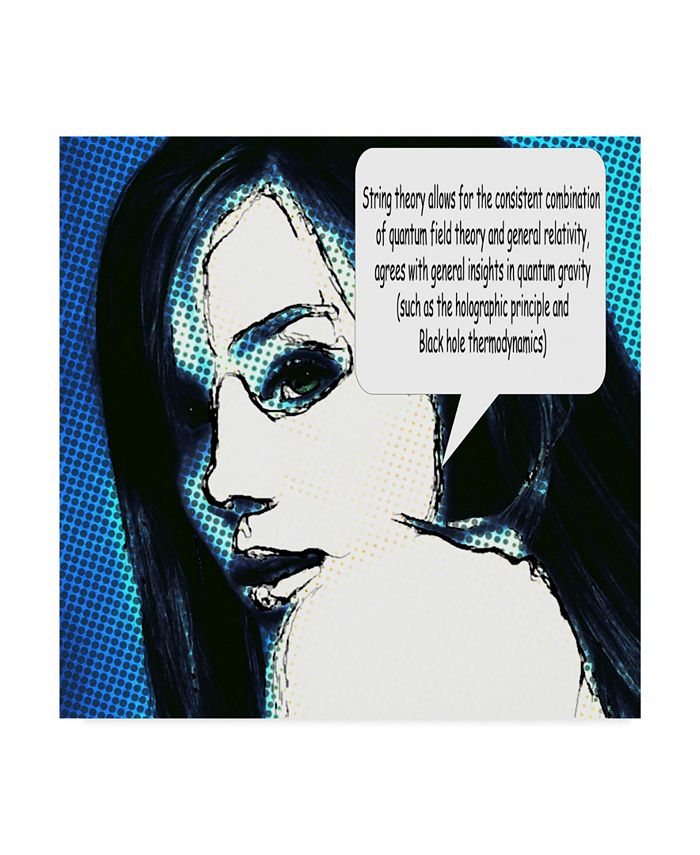 Trademark Global Dana Brett Munach 'The Physicist' Canvas Art - 24" x ...