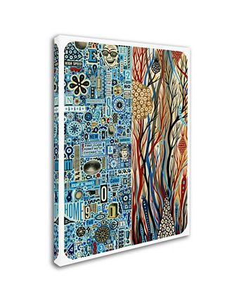 Trademark Global Colin Johnson 'Duality' Canvas Art - 24" x 18" x 2 ...