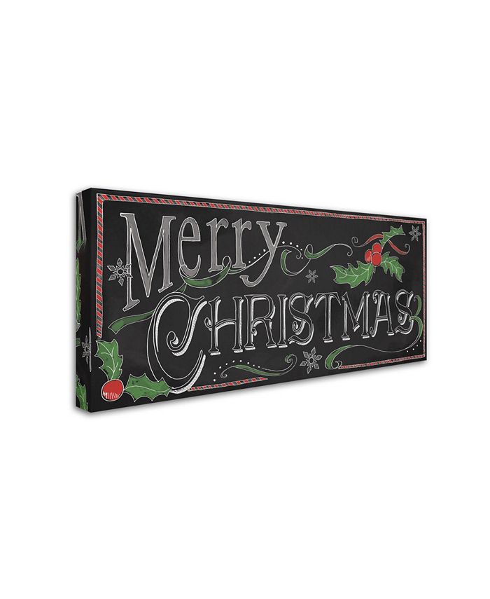Trademark Global Fiona Stokes-Gilbert 'Chalk Merry' Canvas Art - 10" x ...