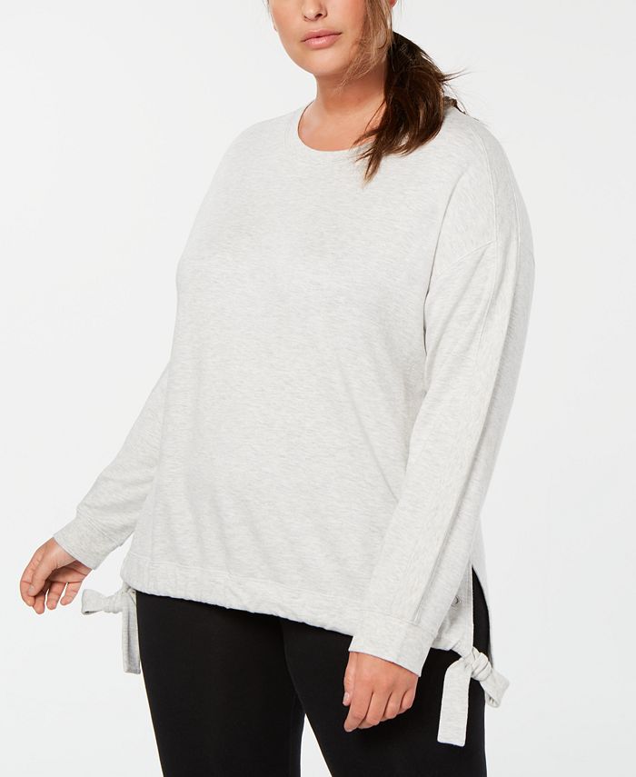 Calvin Klein Plus Size Side-Tie Top - Macy's