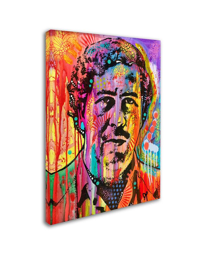 Trademark Global Dean Russo 'Pablo Escobar' Canvas Art - 32" x 24" x 2 ...