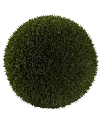 Nearly Natural 19" Cedar Ball - Macy's