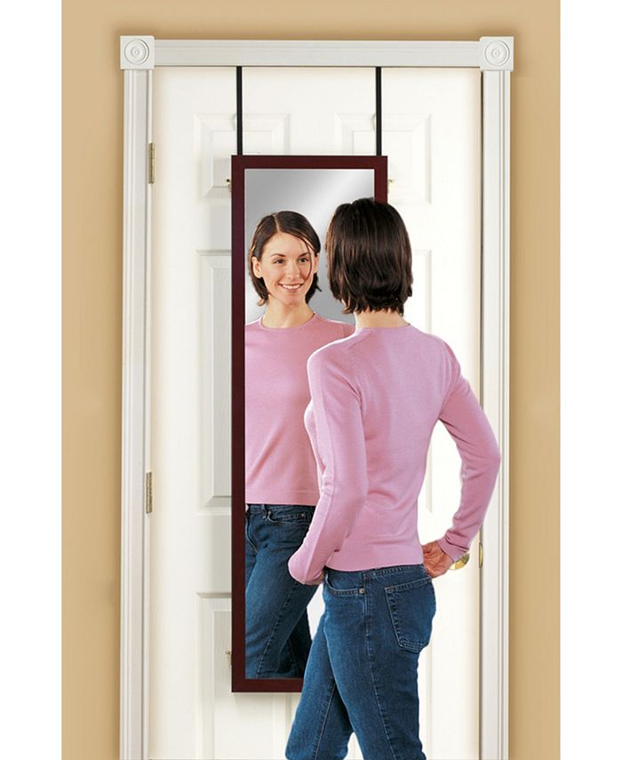 Mirrotek Over The Door Wall Mounted Triple View 3 Way Dressing Mirror ...