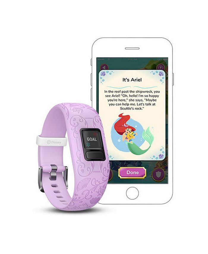Garmin vívofit jr. 2 Disney Princess Kids Activity Tracker in Purple ...