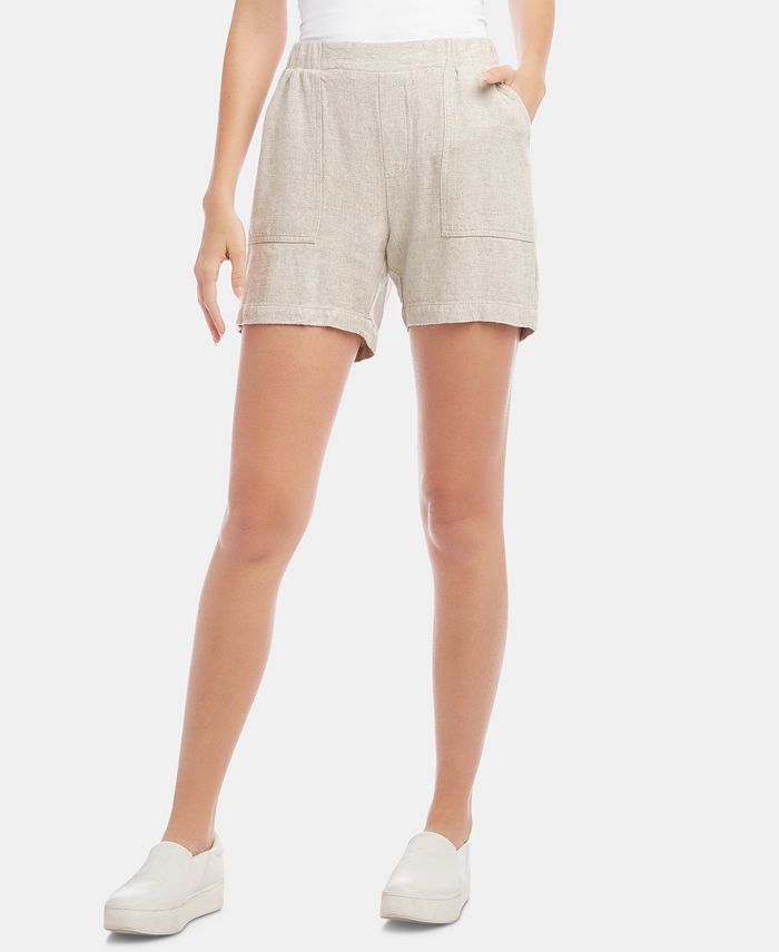 Karen Kane Pull-On Patch-Pocket Shorts - Macy's