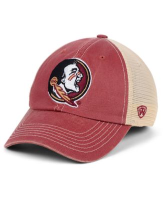 Top of the World Florida State Seminoles Wicker Mesh Snapback Cap - Macy's