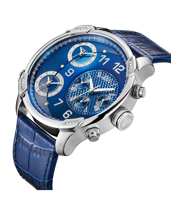 Jbw Men's G4 Diamond (1/6 ct.t.w.) Stainless Steel Watch - Macy's