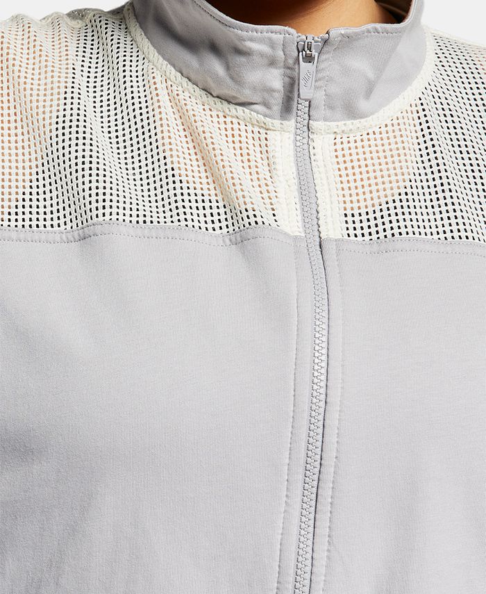 Nike Plus Size Sportswear Mesh Jacket - Macy's