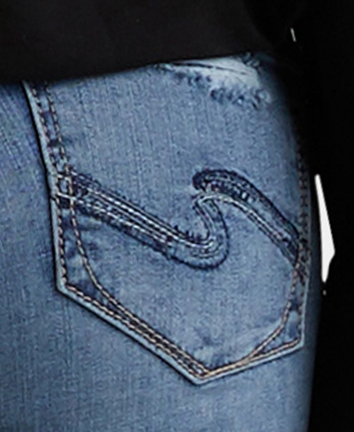 Silver Jeans Co. Suki Ripped Bootcut Jeans - Macy's