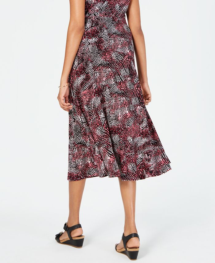 JM Collection Printed Midi Skirt, Created for Macy's - Macy's