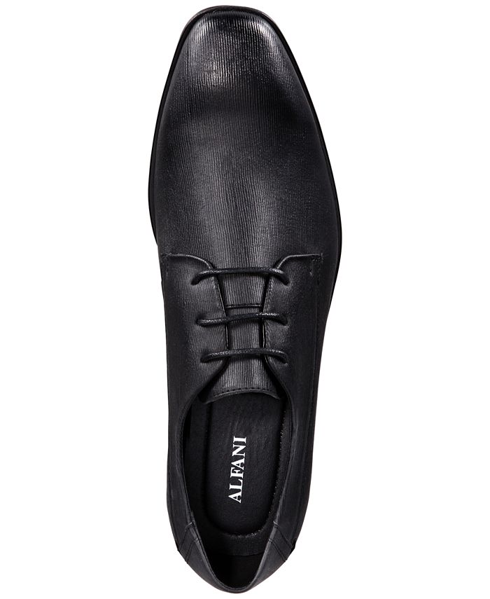 Alfani Men's Alvin Textured Lace-Up Shoes, Created for Macy's - Macy's