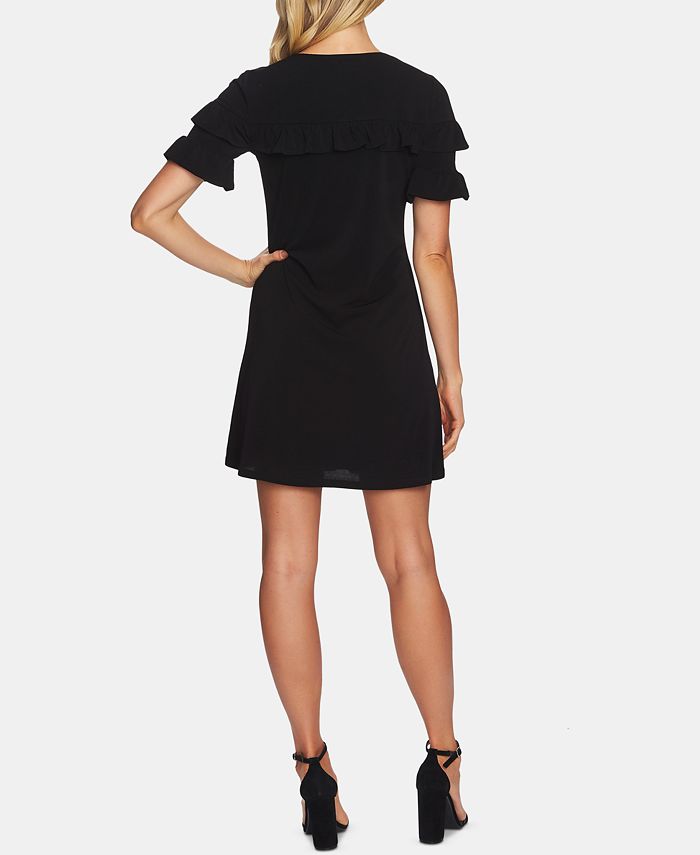 CeCe Ruffled-Sleeve Dress - Macy's