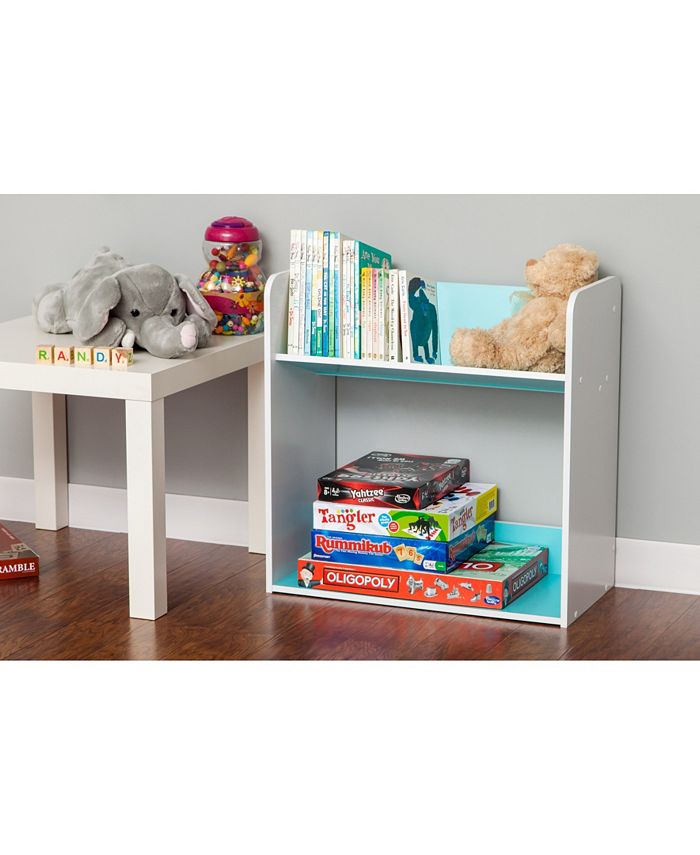 IRIS USA 2-Tier Tilted Shelf Book Rack - Macy's