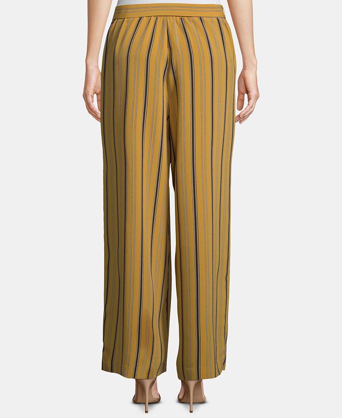 ECI Striped Tie-Waist Ankle Pants - Macy's