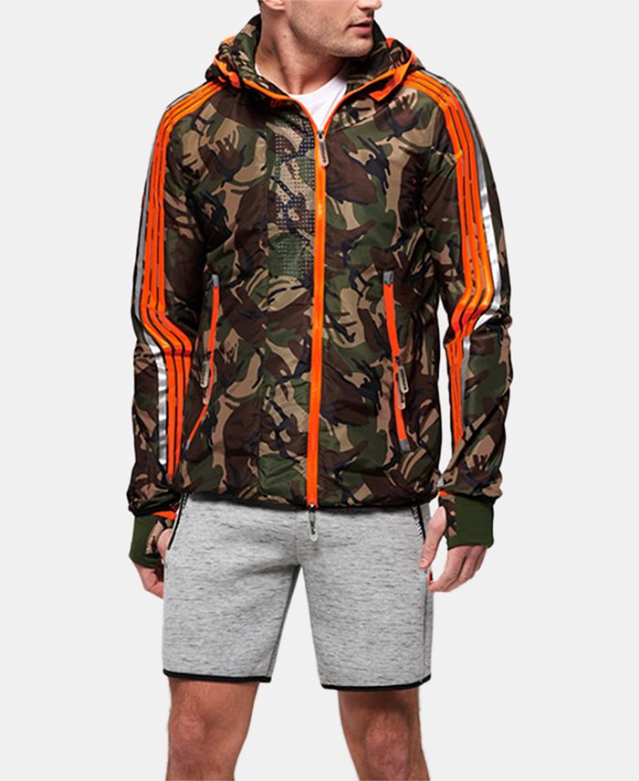 Superdry Men's Hooded Camo Jacket - Macy's