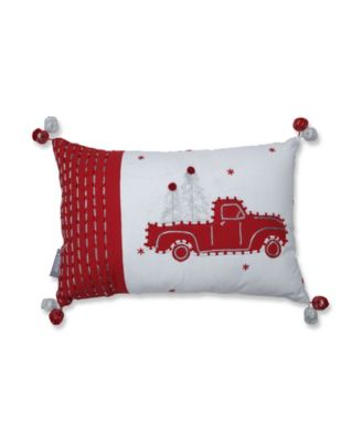 Pillow Perfect Truck and Trees Lumbar Pillow - Macy's