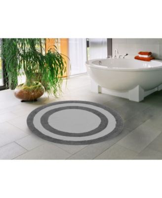 Saffron Fabs Two Tone 36" Reversible Cotton Bath Rug - Macy's