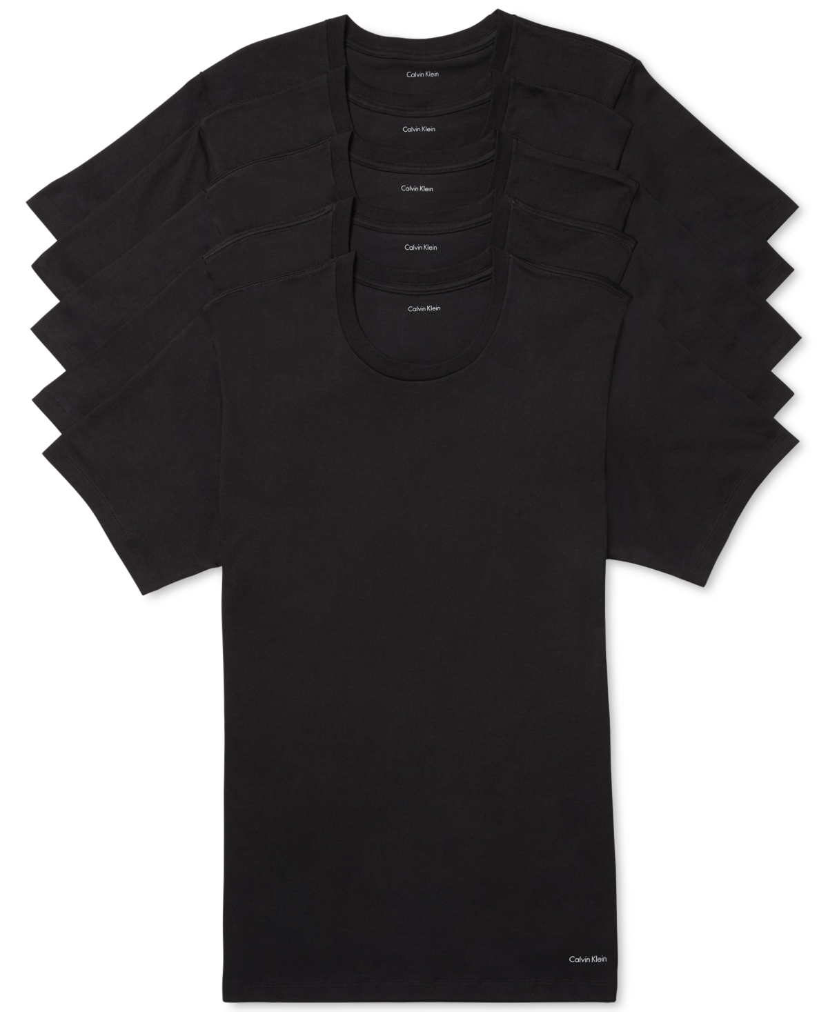 Click here for Calvin Klein Mens 5-Pack Cotton Classics Crew Neck... prices