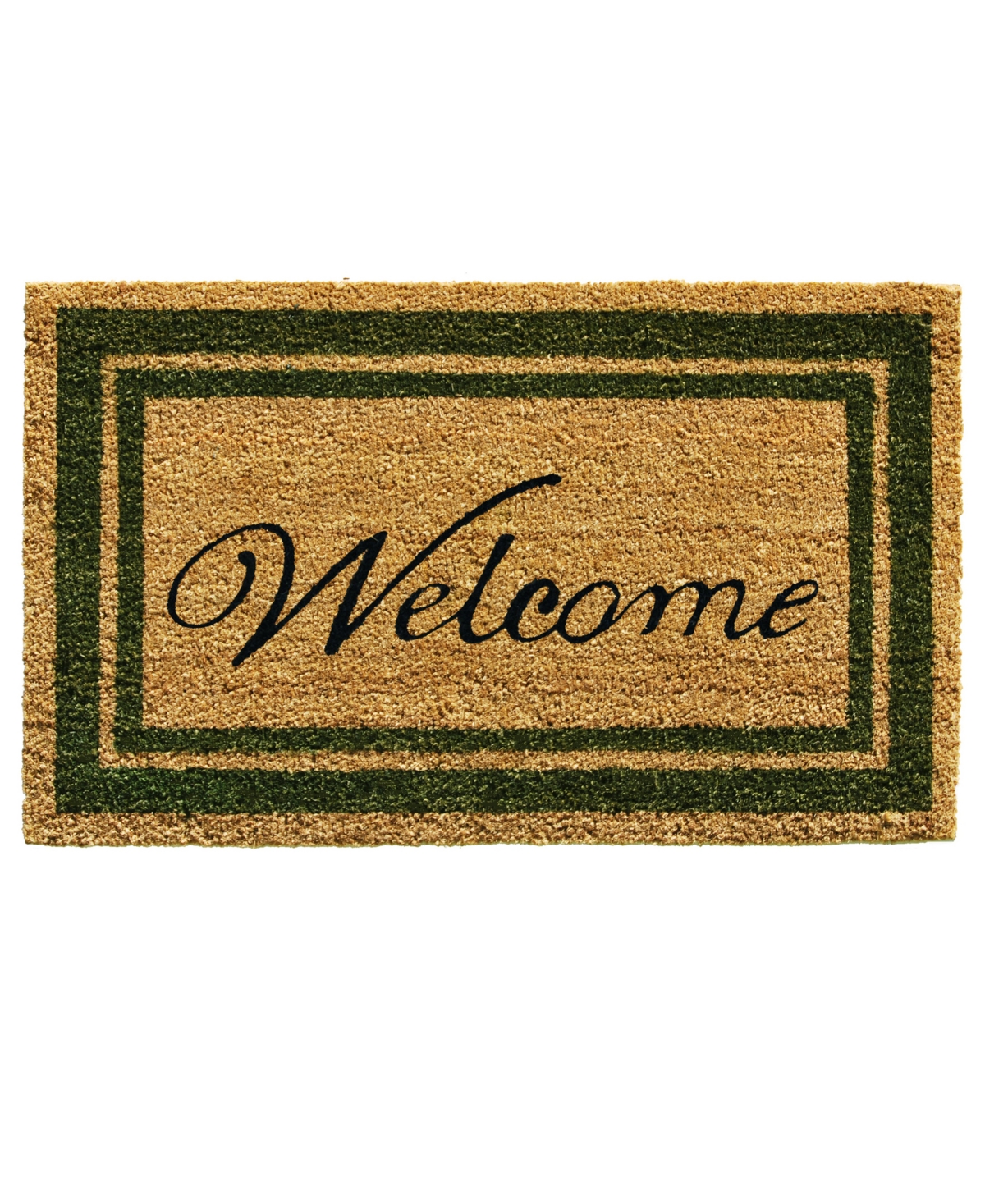 Click here for Home & More Border Welcome Coir/Vinyl Doormat  18... prices