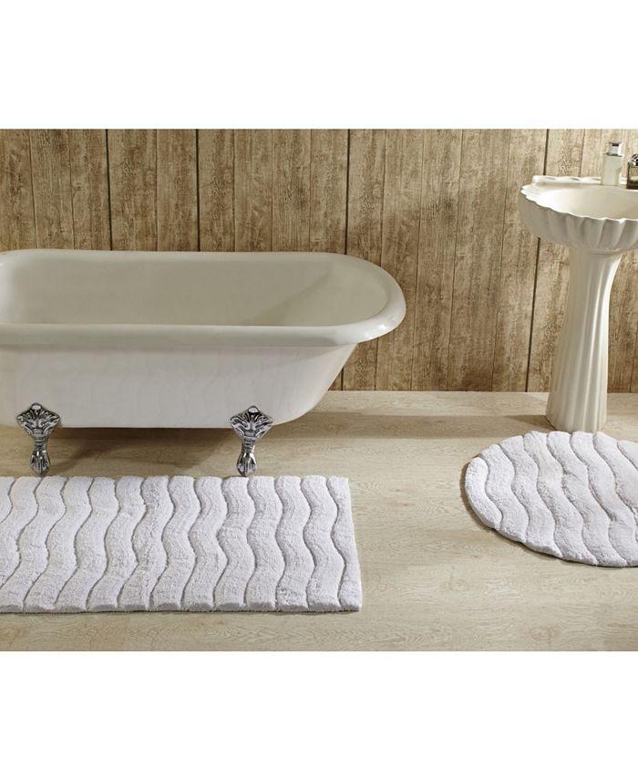 Better Trends Indulgence Round Bath Rug 30" - Macy's