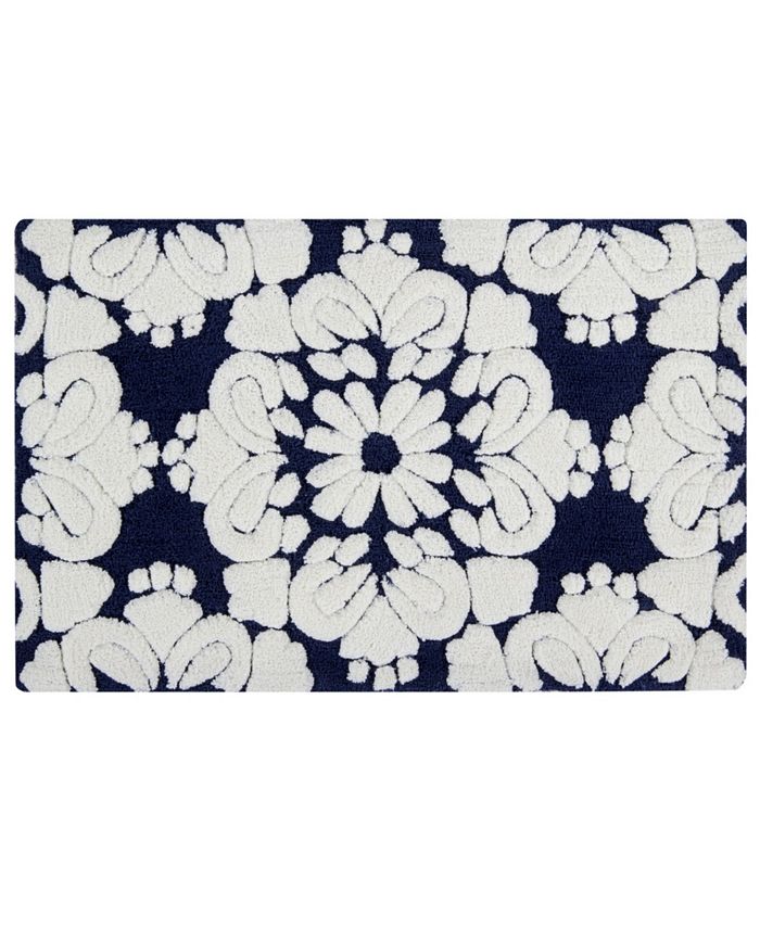 Better Trends Medallion Bath Rug 24" x 36" - Macy's