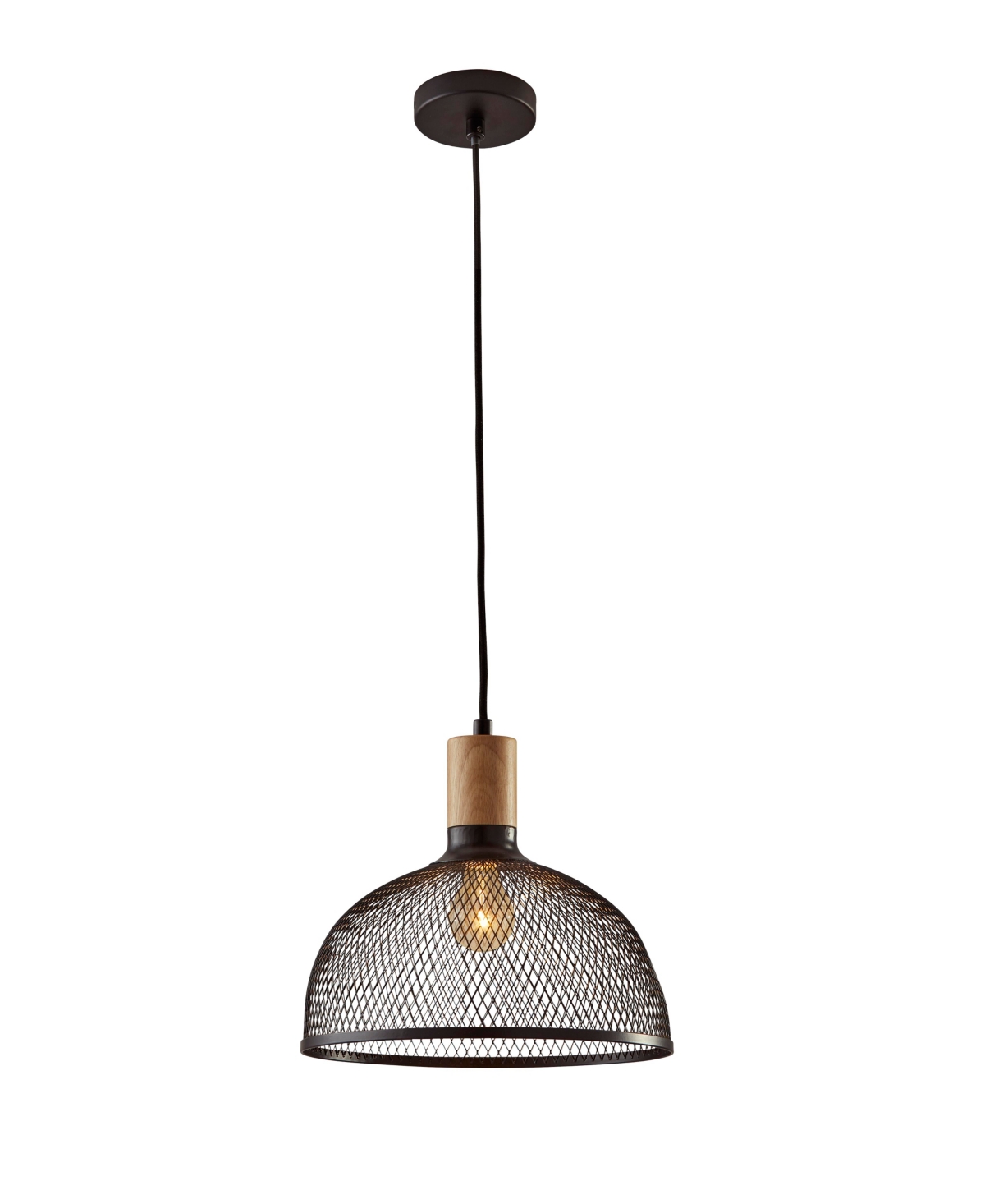 Click here for Adesso Dale Large Pendant - Matte Black prices