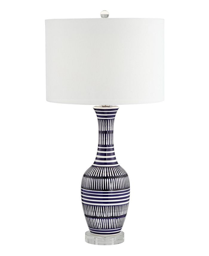 Pacific Coast Ceramic Lamp with Crystal Base Table Lamp - Macy's