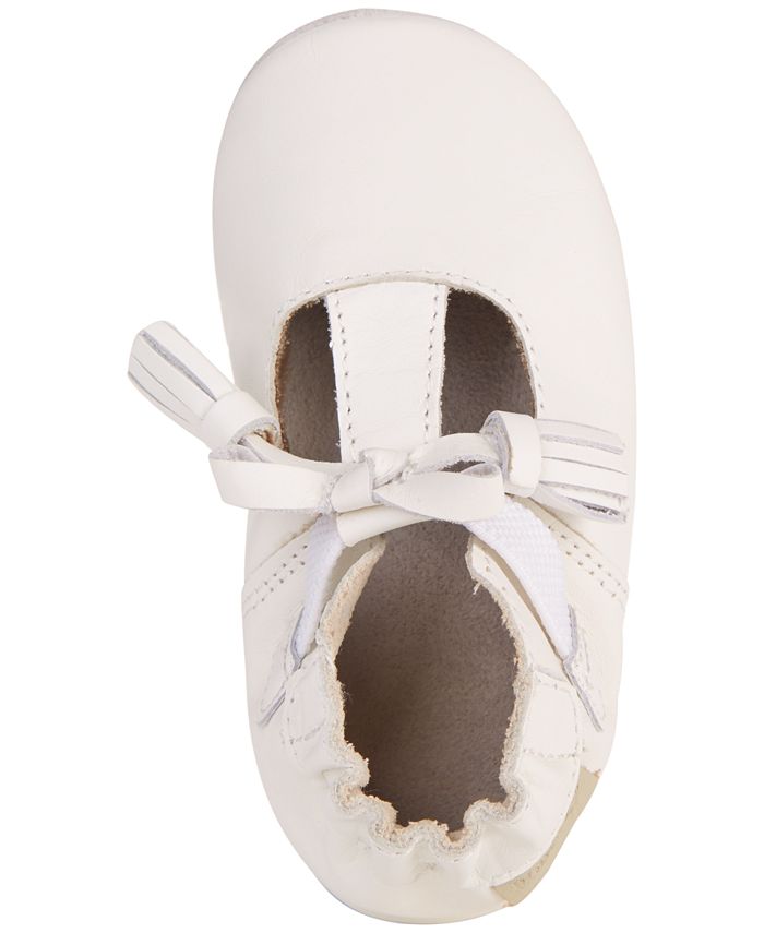 Robeez Baby Girls Meghan White Soft Sole Shoes - Macy's