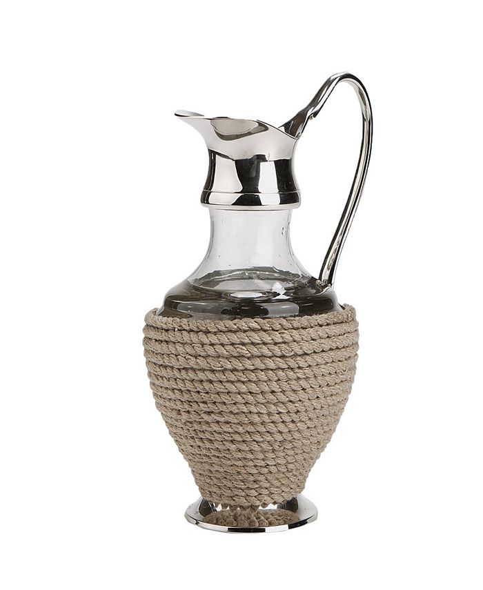 Mind Reader Rope and Glass Pitcher - Macy's