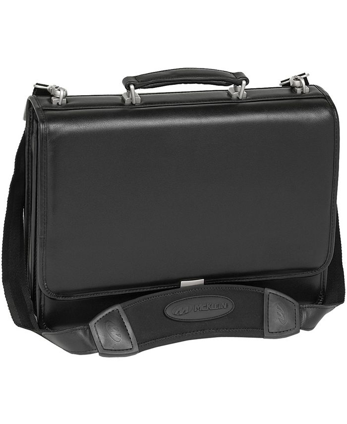 McKlein Bucktown Double Compartment Laptop Briefcase - Macy's
